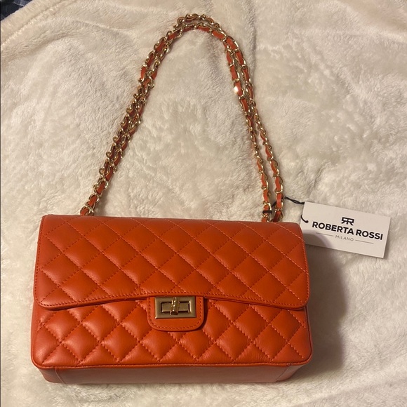 Roberta Rossi Milano | Bags | Roberta Rossi Quilted Leather Purse With ...